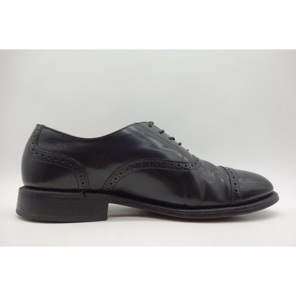 Bostonian | Shoes | Bostonian Impression Usa Black Leather Cap Toe Lace ...